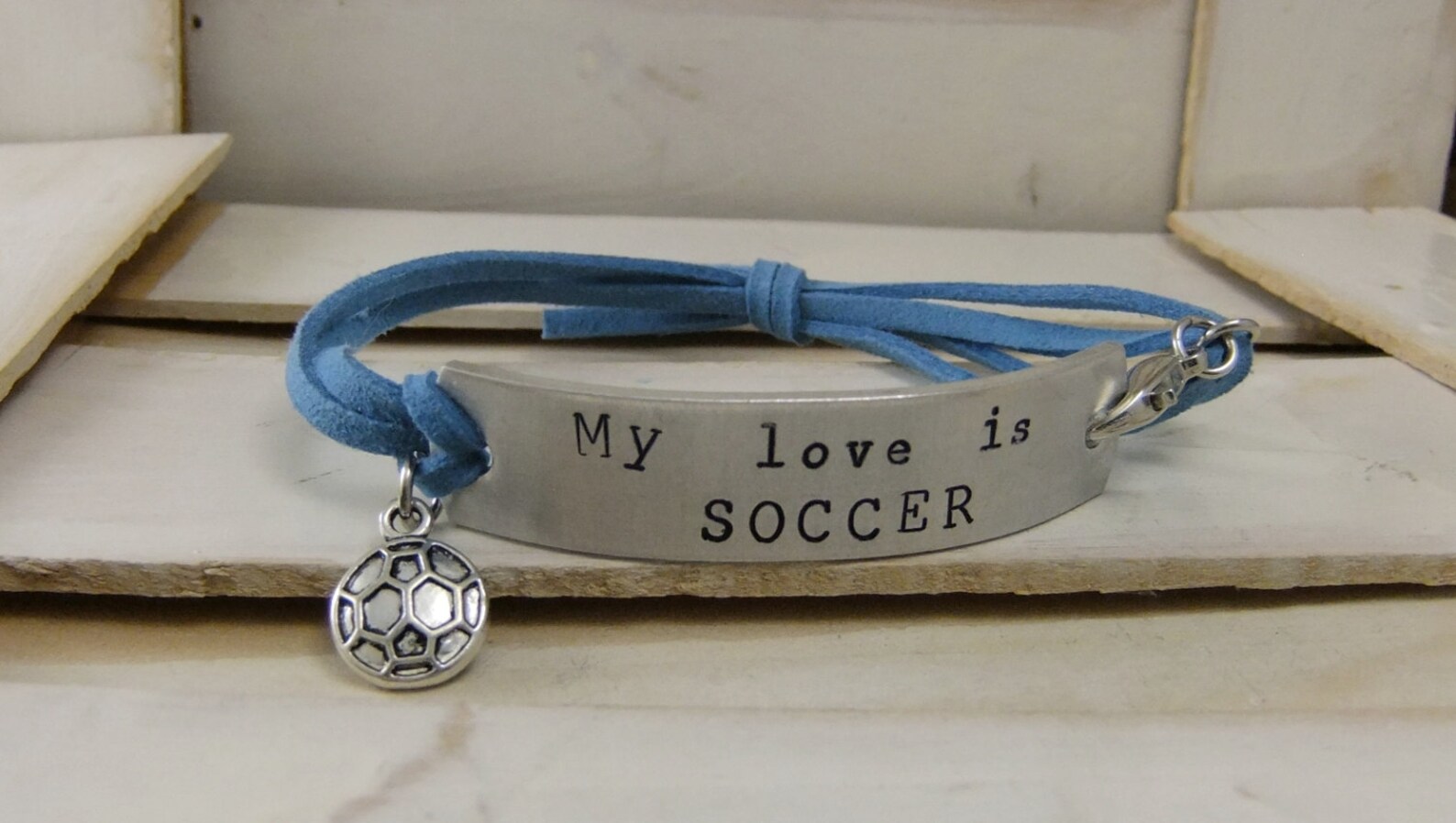 Soccer Bracelet, Team Bracelet, Customized Sports Bracelet, Hand ...