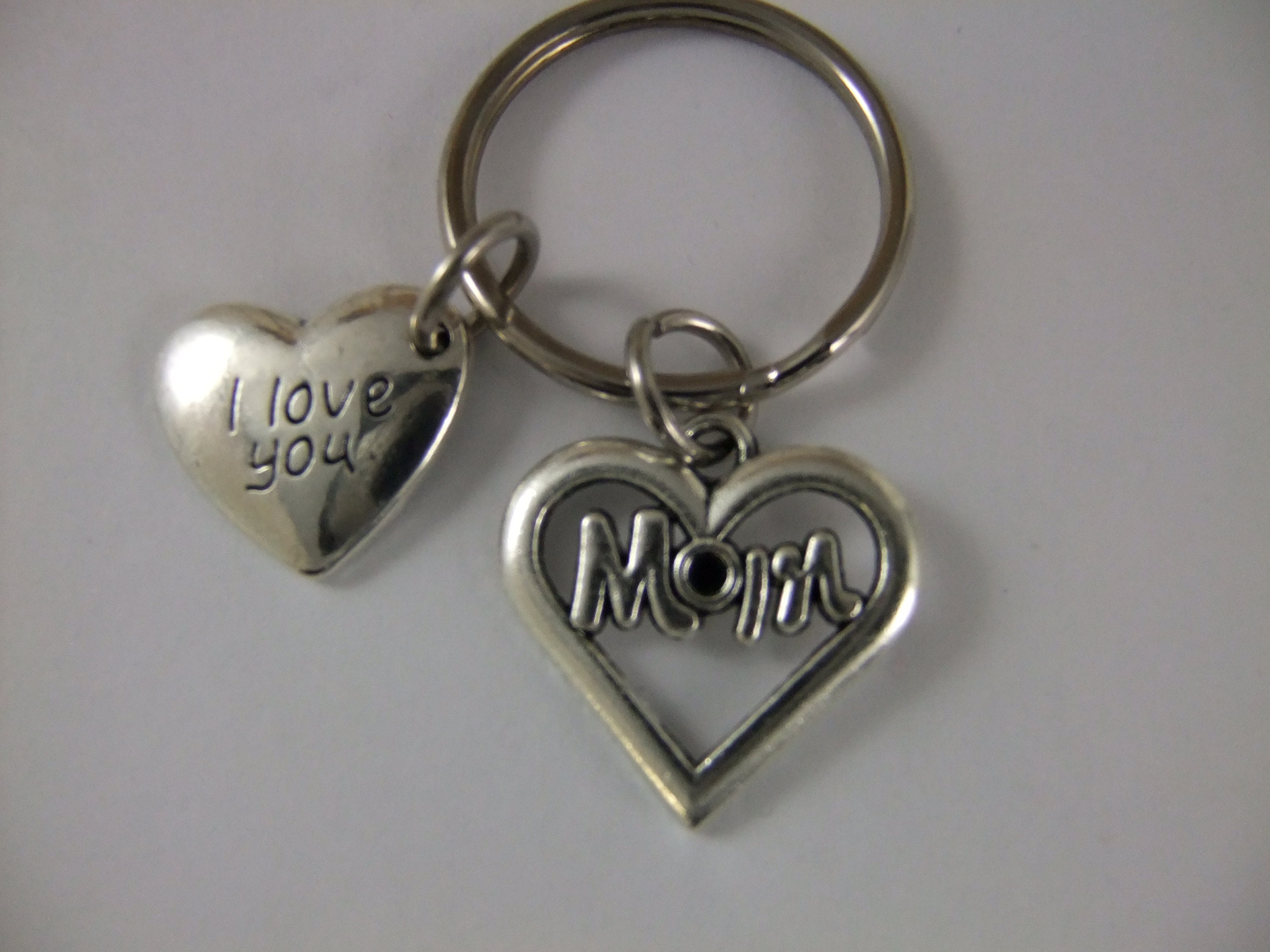 Mother's Day Keychain, Mom Birthday Keychain, I Love You Keychain for ...