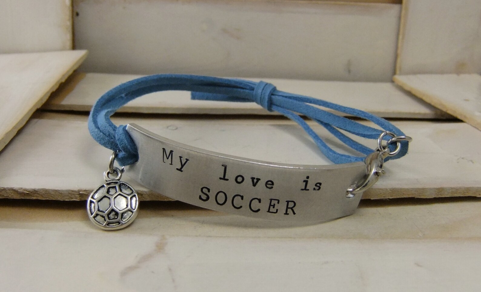 Soccer Bracelet, Team Bracelet, Customized Sports Bracelet, Hand ...
