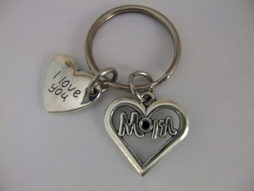 Mother's Day Keychain, Mom Birthday Keychain, I Love You Keychain for ...