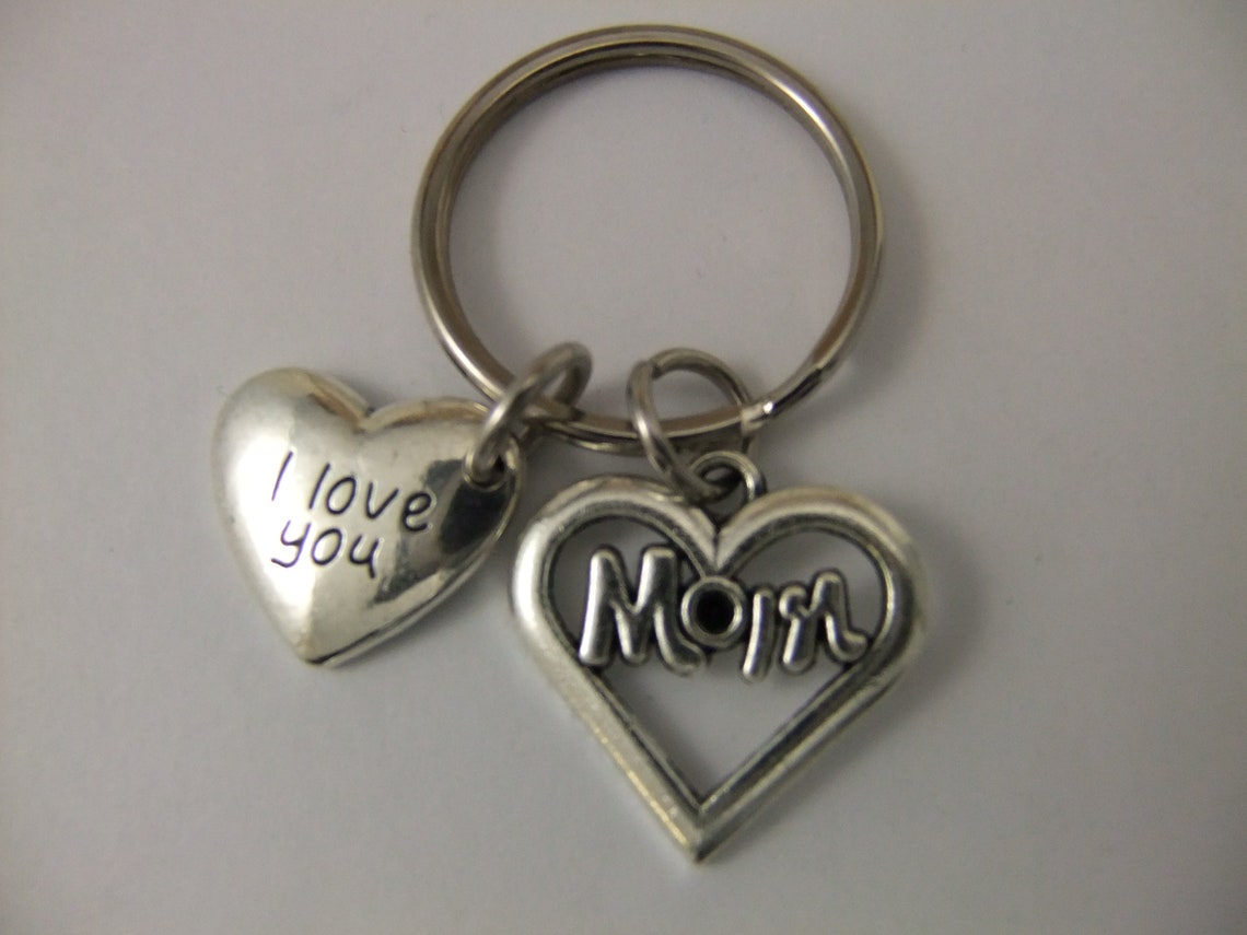 Mother's Day Keychain, Mom Birthday Keychain, I Love You Keychain for ...