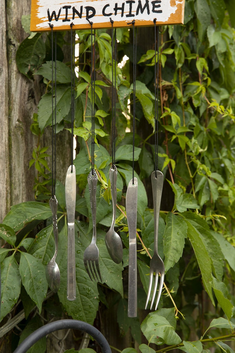 Redneck Wind Chime Made From Recycled Silverware, Makes a Very Pleasant ...