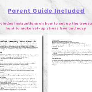 MOTHER'S DAY Treasure Hunt Bundle | Printable Mother's Day Game ...