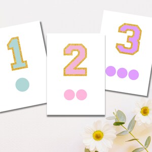 NUMBER FLASH CARDS | Kids | Homeschool | Learning | Colorful Number ...