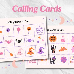 PINK HALLOWEEN BINGO | Bingo Party Game | Cute Printable | Pink ...