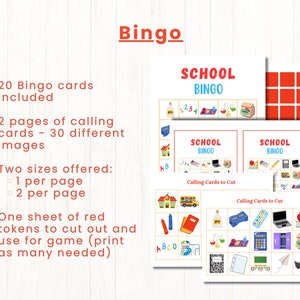 SCHOOL GAME Bundle | Back to School Games | Classroom Games | Charades ...