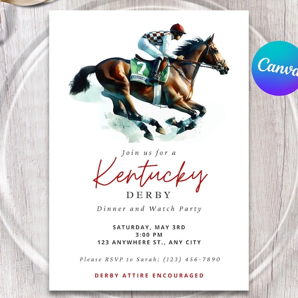 Kentucky Derby Flyer - Etsy