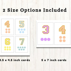 NUMBER FLASH CARDS | Kids | Homeschool | Learning | Colorful Number ...