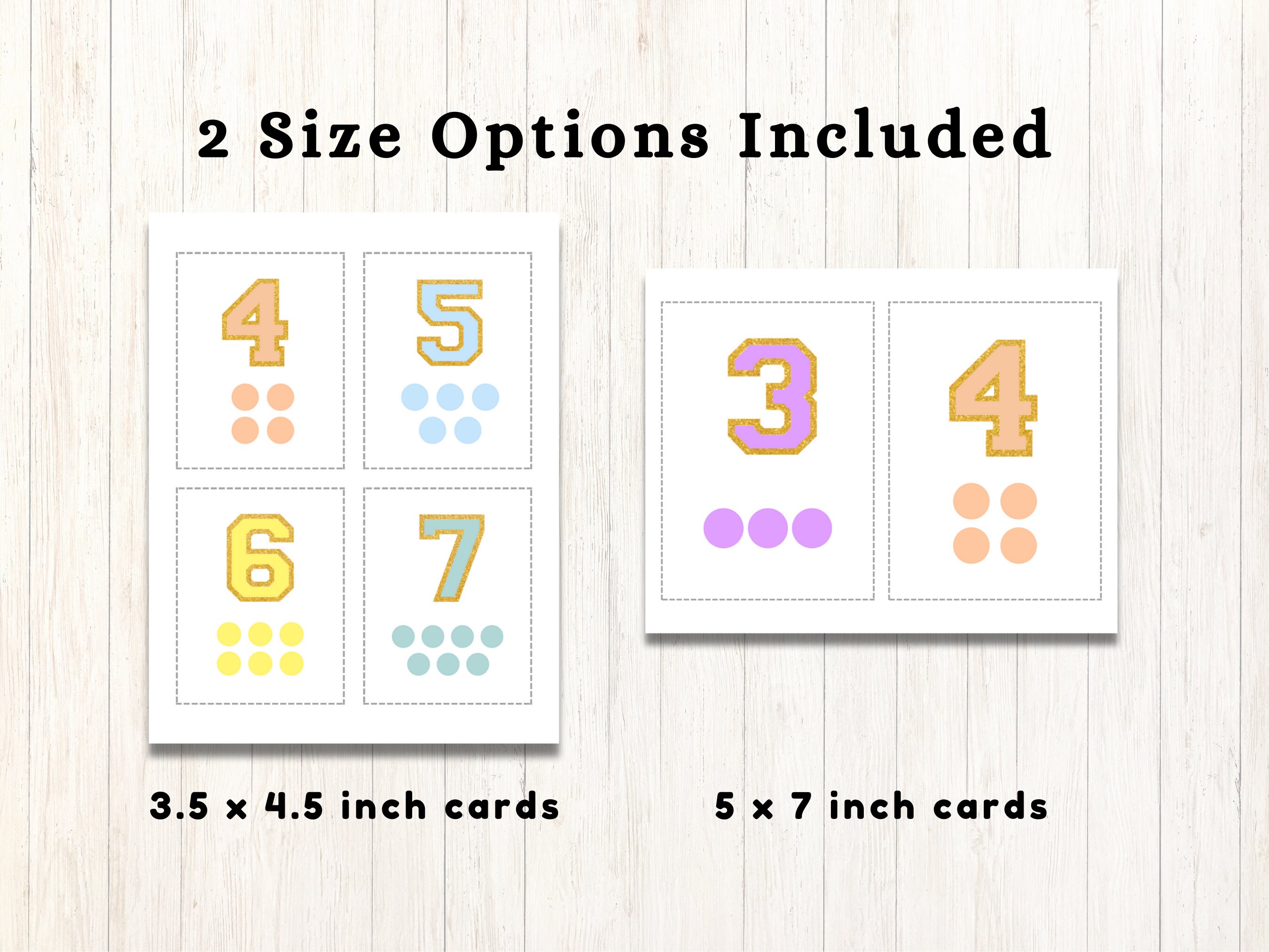 NUMBER FLASH CARDS | Kids | Homeschool | Learning | Colorful Number ...