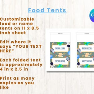 Space BIRTHDAY PARTY BUNDLE | Space Invitation | Food Tents | Name ...