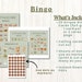 COTTAGECORE BINGO and PUZZLES Bundle | Bingo Game | Crossword Puzzle ...