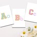 ALPHABET CARDS Kids Homeschool Alphabet Flash Cards ABC Cards Printable ...
