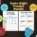 GAME NIGHT SCORE Tracker and Tokens | Family Game Night | Game Tally ...