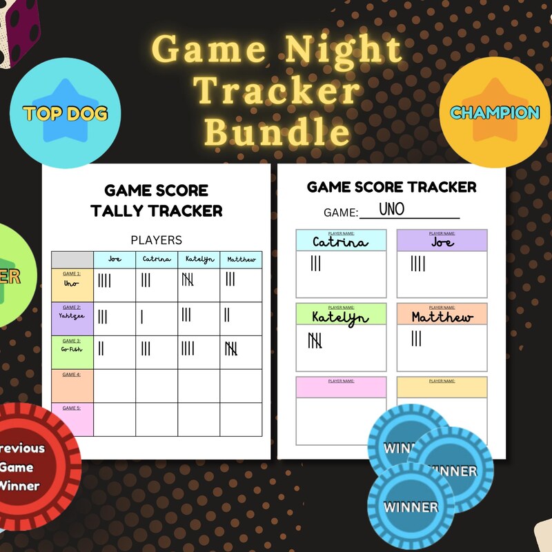 Tally Sheets - Etsy