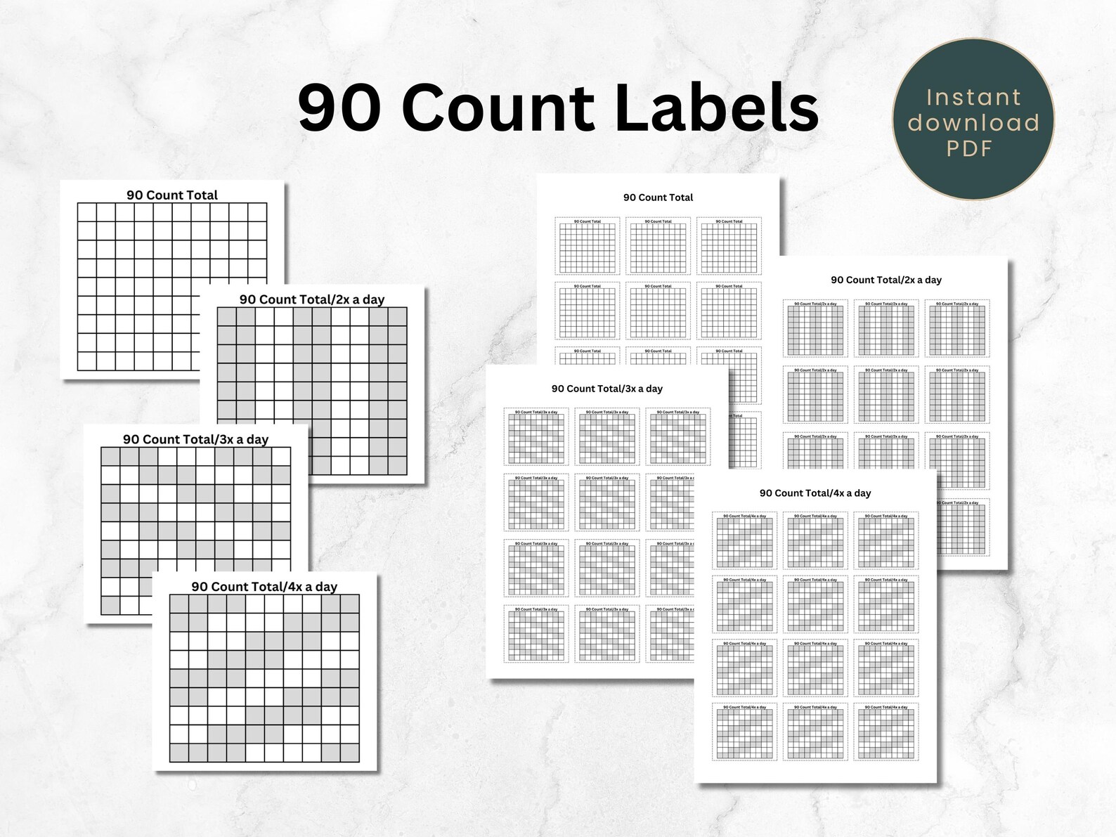 MEDICATION TRACKER LABELS | Medicine Log for Kids and Seniors | Post Op ...