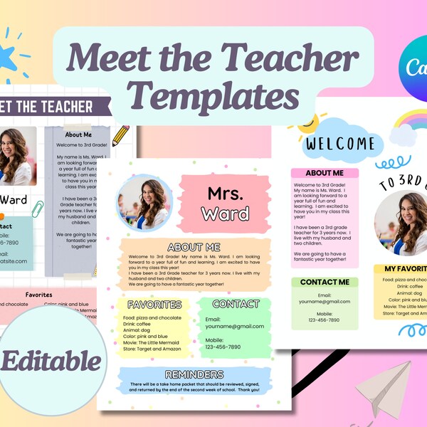 Middle School Meet the Teacher - Etsy