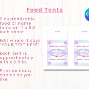 TAYLOR SWIFT BIRTHDAY Party Bundle Taylor Swift Invitation Food Tents ...