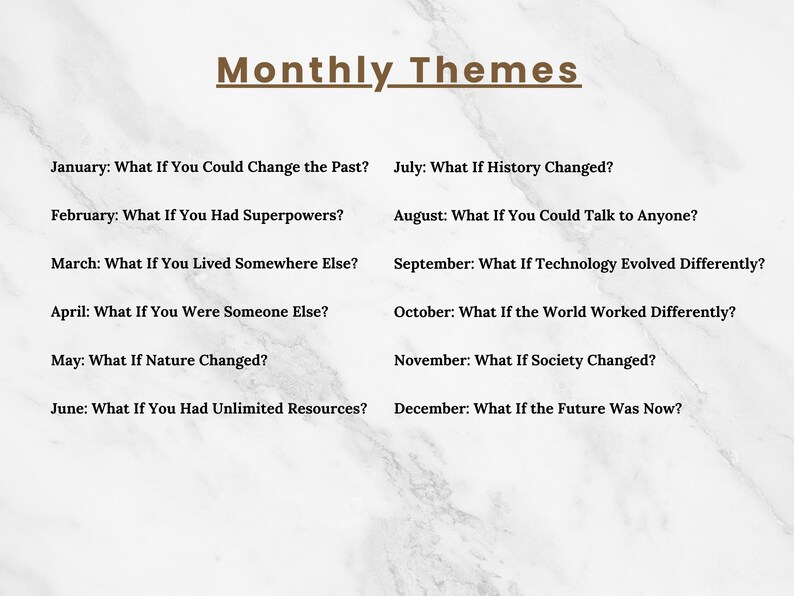 What If... Daily Journal Prompts | Daily Writing Journal | 365 Creative ...