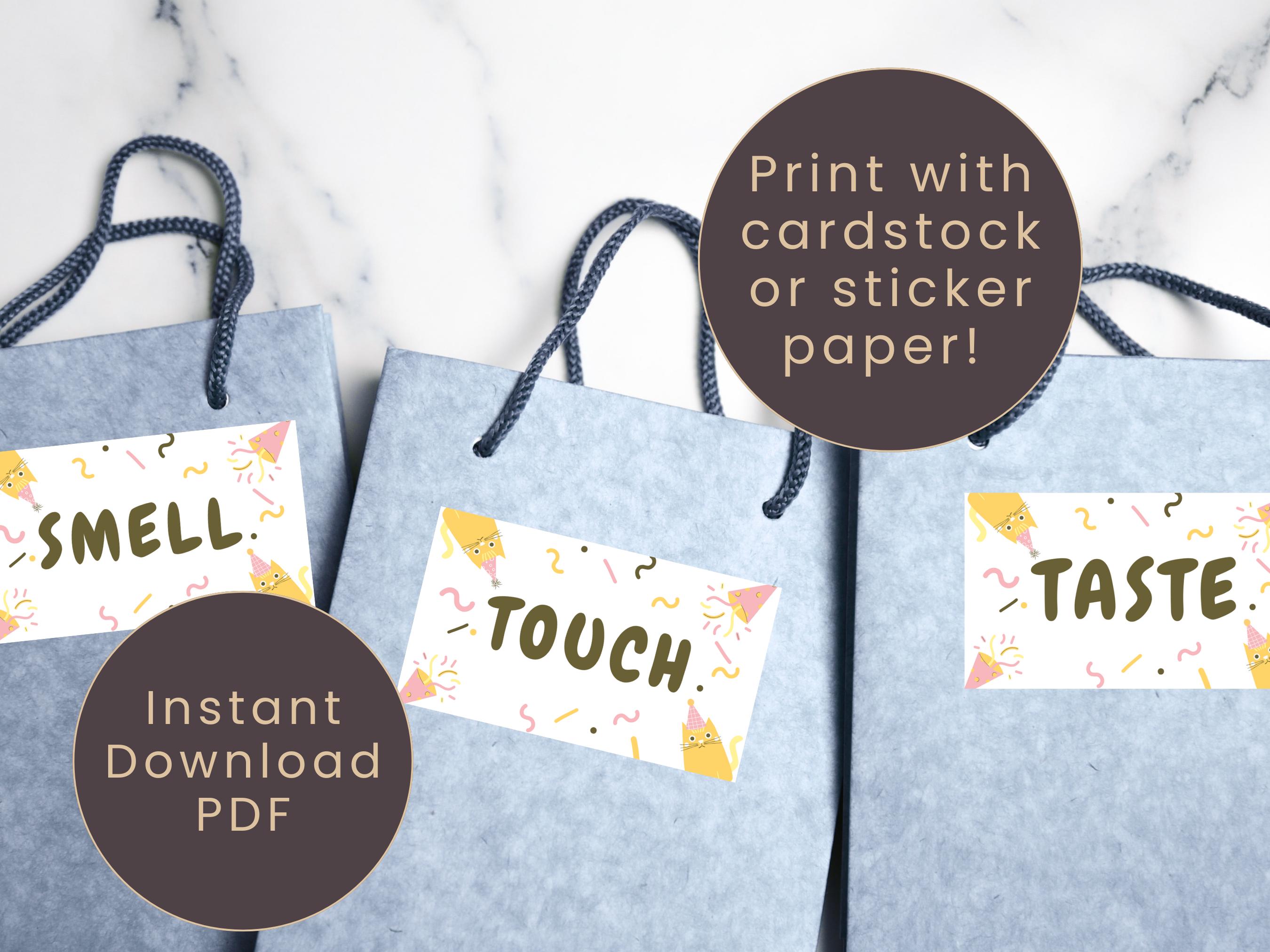 5 SENSES GIFT LABELS | Five Senses | Anniversary Gift | Valentine Gift ...