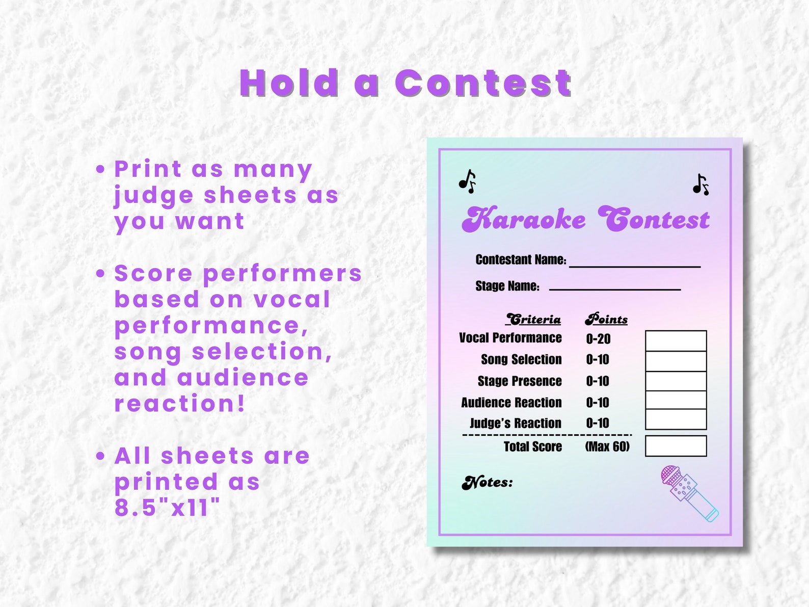 KARAOKE PARTY BUNDLE | Request a Song | Karaoke Sign up | Song Request ...