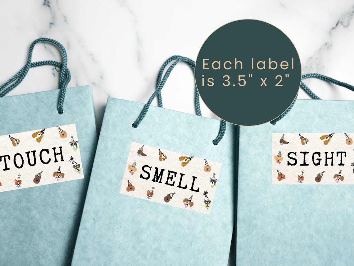 5 SENSES GIFT LABELS | Five Senses | Anniversary Gift | Valentine Gift ...