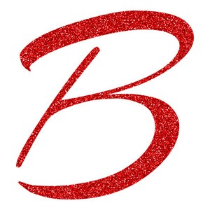 Red Alphabet Clipart, Red Glitter Letters, Numbers Clipart, Cursive ...