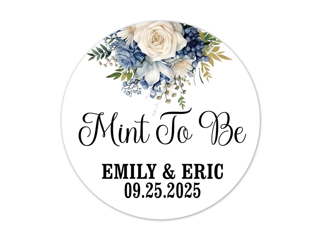 Personalized Stickers for Mints and Life Savers, Mint to Be Wedding ...