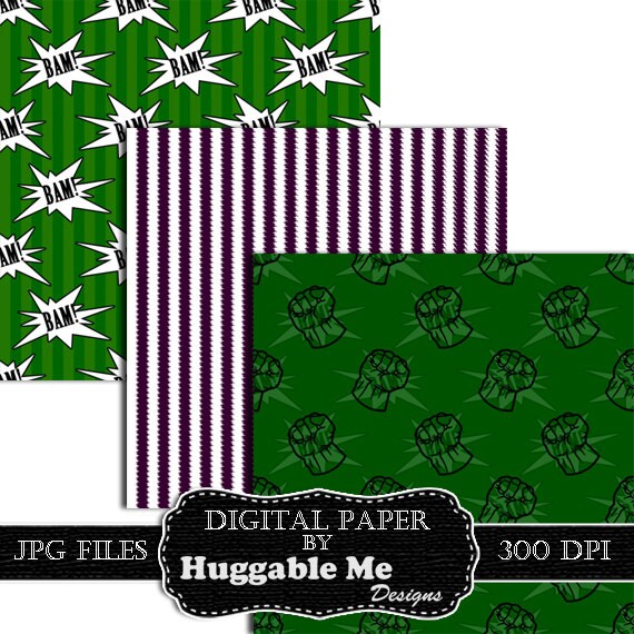 Digital Paper Super Hero Instant Download Paper for Super - Etsy