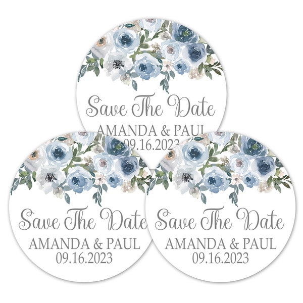 Save the Date Wedding Stickers - Etsy