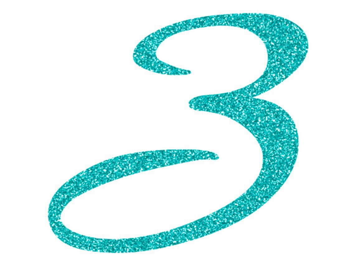 Turquoise Alphabet Clipart, Aqua Glitter Letters, Numbers Clipart ...