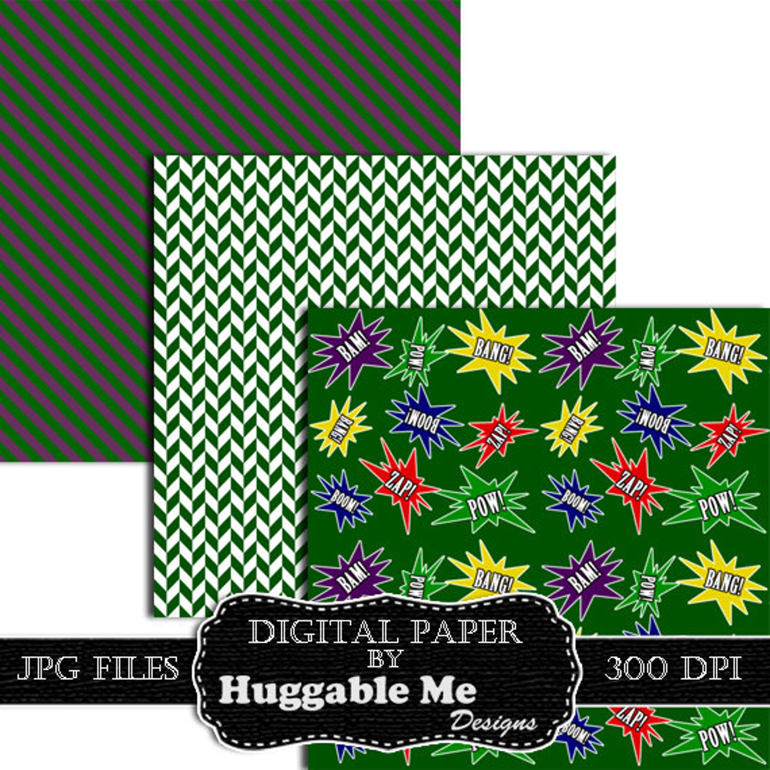 Digital Paper Super Hero Instant Download Paper for Super | Etsy