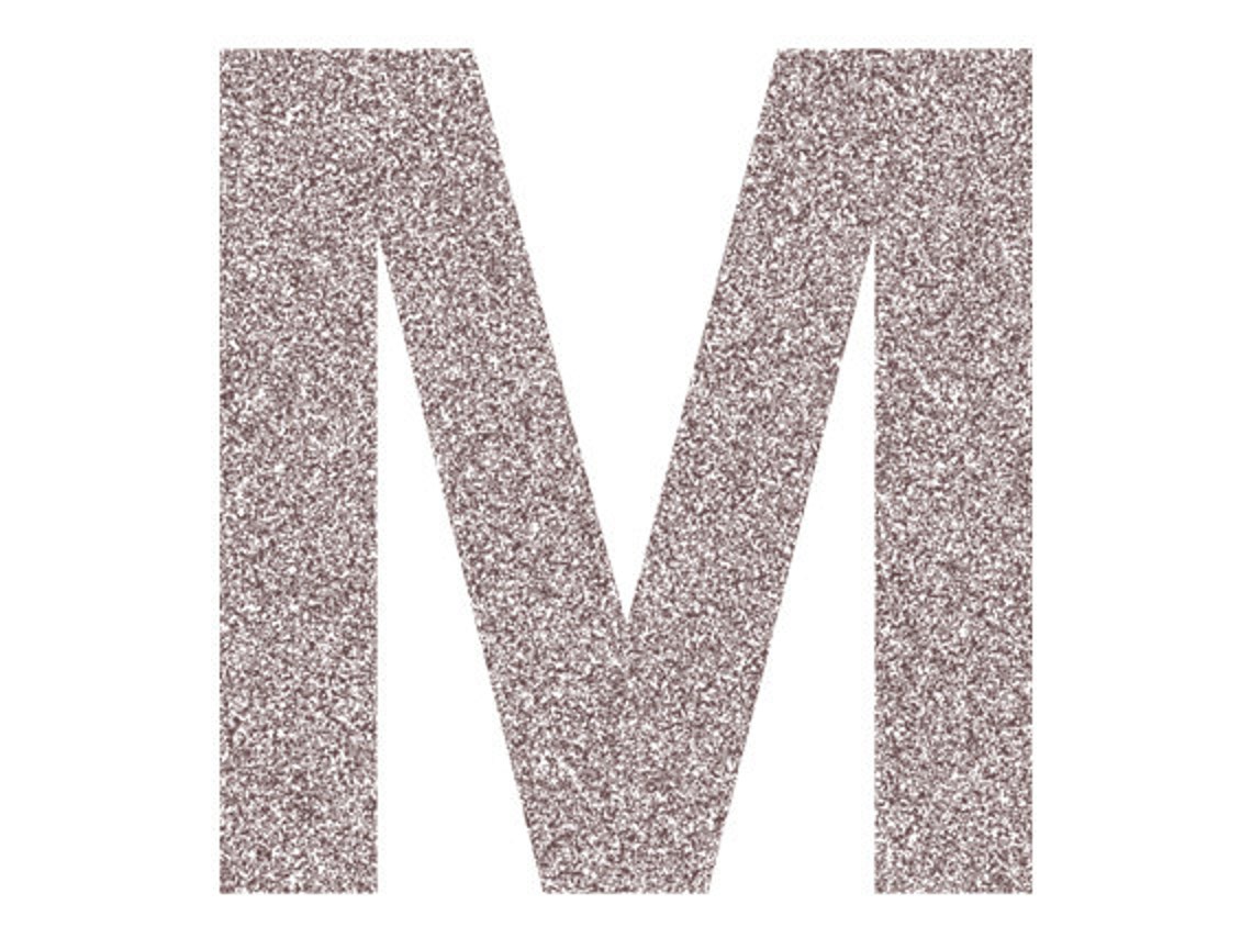 Silver Glitter Letters Clip Art Digital Glitter Alphabet Gray Sparkle ...
