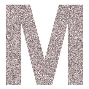 Silver Glitter Letters Clip Art Digital Glitter Alphabet Gray Sparkle ...