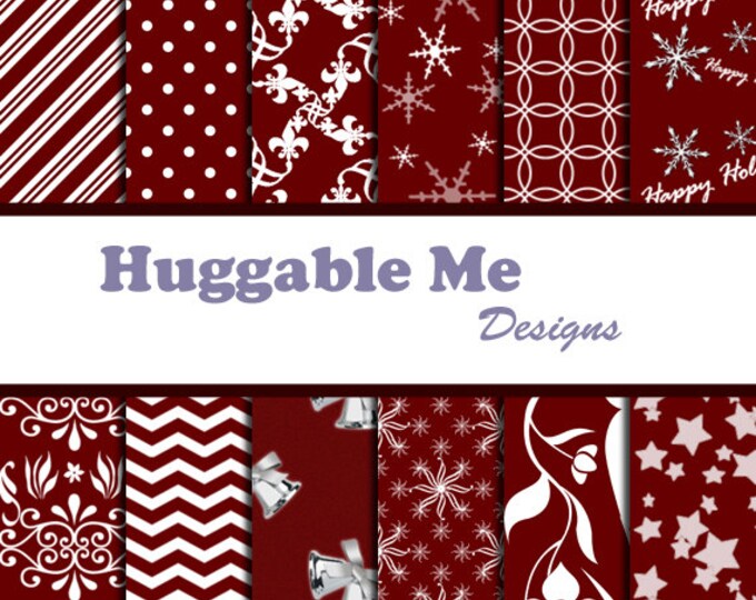 Ladybug Digital Paper Red & Black Chevron Gingham Ladybug - Etsy