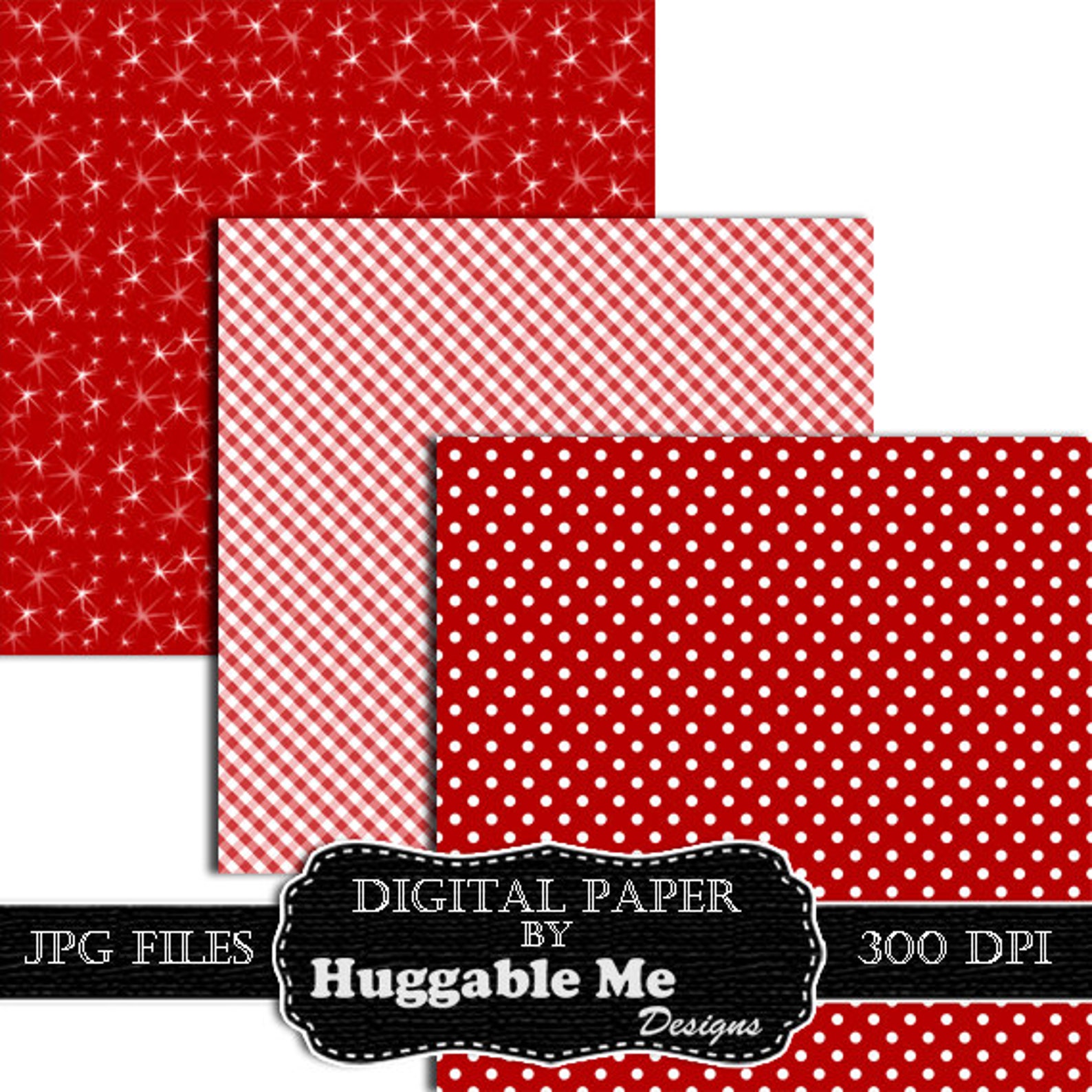 Red Scrapbook Paper Instant Download Dark Red Pattern Paper - Etsy