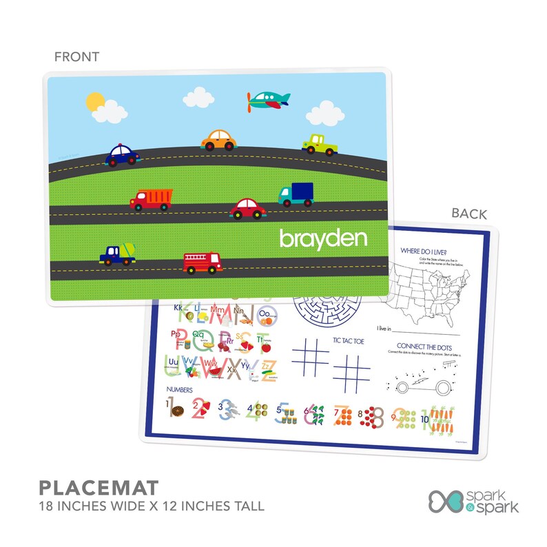 My Commute Mealtime Set - Custom Dinnerware for Kids - Children's Plate ...