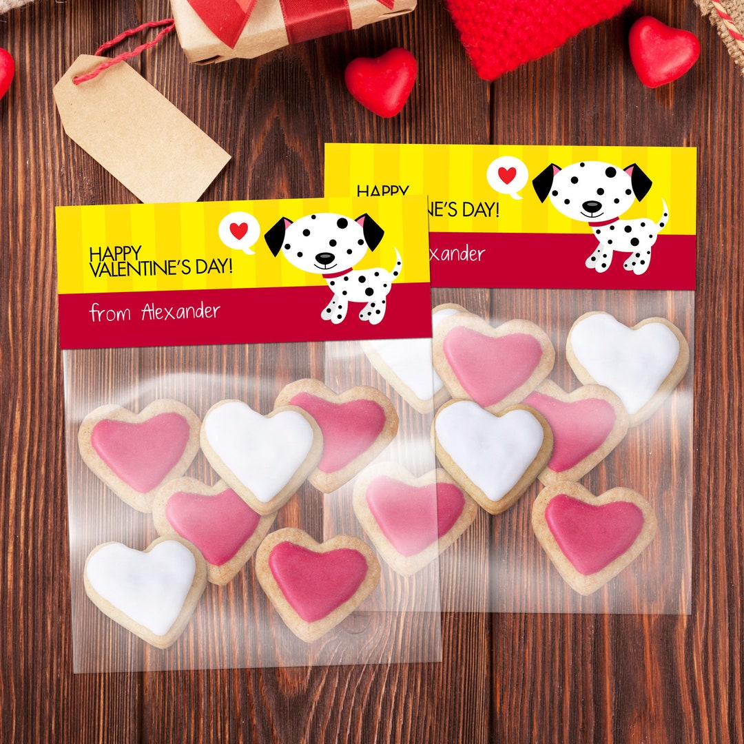 A Patchy Valentine's Day - Valentine's Day Treat Bag Topper - Set of 24 ...