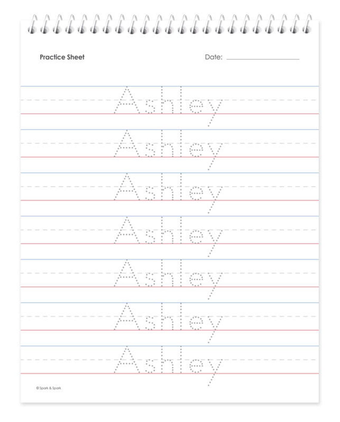 English Vertical Writing Book for Girls | Activity Workbook for Kids ...