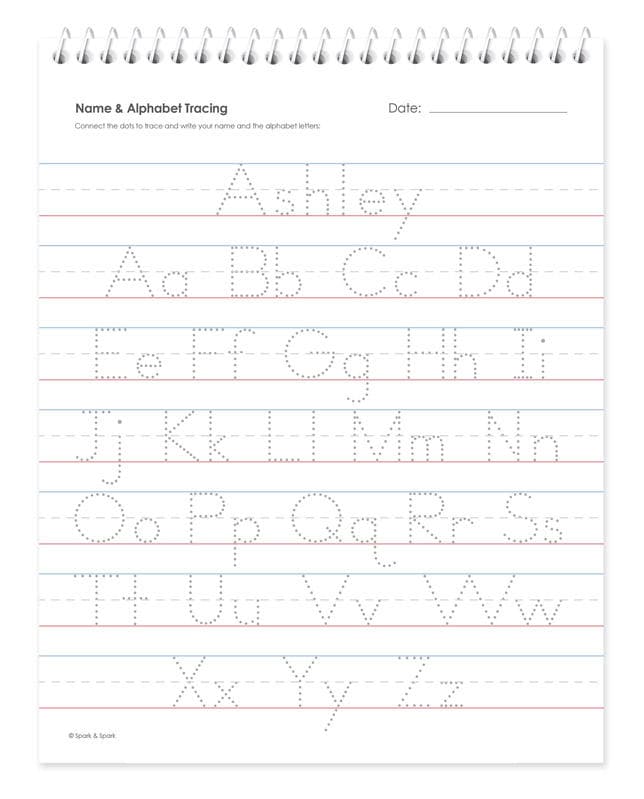 English Vertical Writing Book for Girls | Activity Workbook for Kids ...