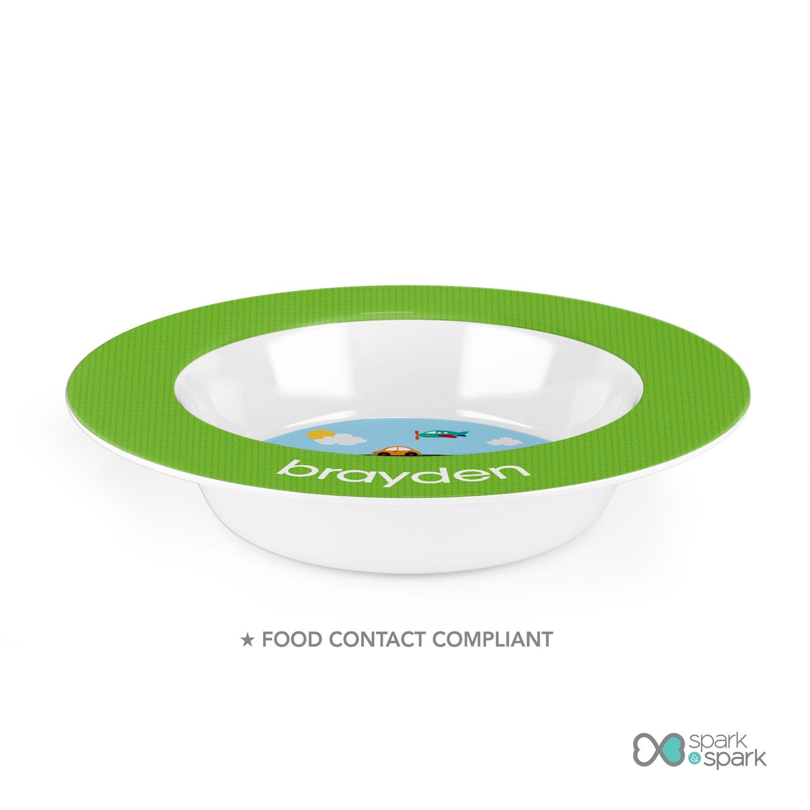 My Commute Mealtime Set - Custom Dinnerware for Kids - Children's Plate ...