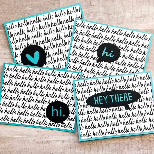 Say Hello Card - Etsy