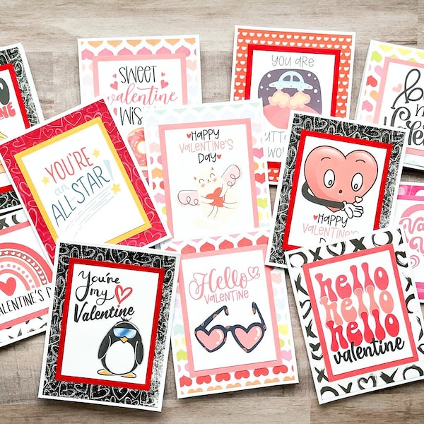 Bulk Valentine Cards - Etsy
