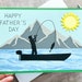 Father's Day Fishing Card, Father's Day Fish Gift, Handmade Father's ...