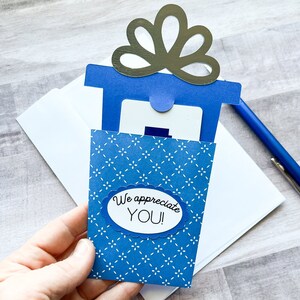 Employee Appreciation Gift Card Holder We Appreciate You | Etsy