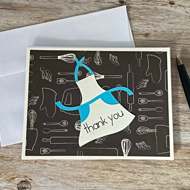Chef Thank You Card - Etsy