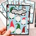 Holiday Gnome Thank You Cards Christmas Gnome Notecards - Etsy