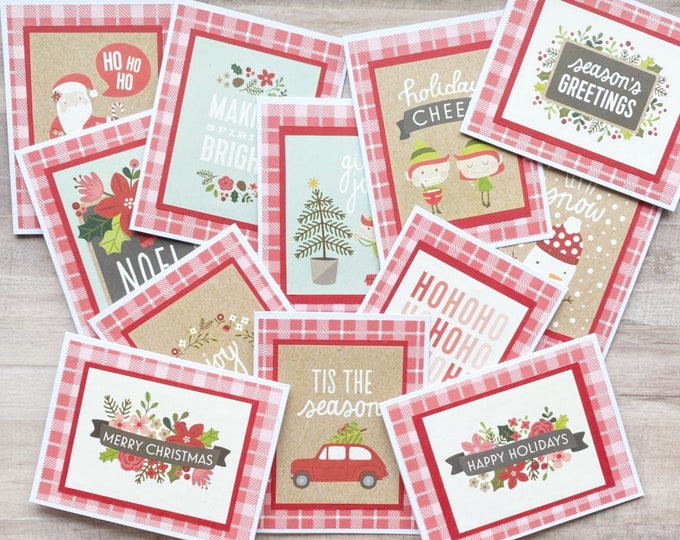 Bulk Christmas Cards Assorted Christmas Card Pack Christmas - Etsy
