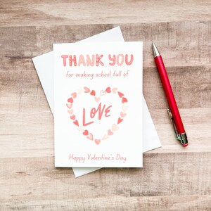 Valentine's Day Card for Teacher, Valentine for Paraprofessional ...