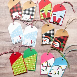 Christmas Gift Tag Gift Card Holder, Holiday Tag Holds Gift Card ...
