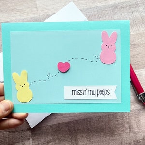 Missin My Peeps Easter Cards, Happy Easter Card Set, Funny Easter Cards ...